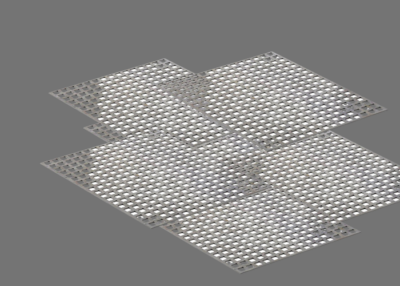 Buy Premium Square Hole Perforated Sheets Online | One Touch Exim